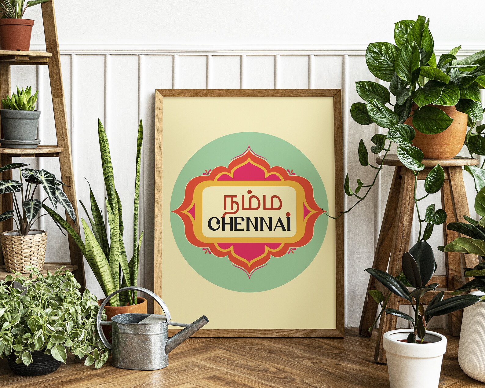 Namma Chennai Illustration, India Travel Print, Indian Art, Desi Art ...
