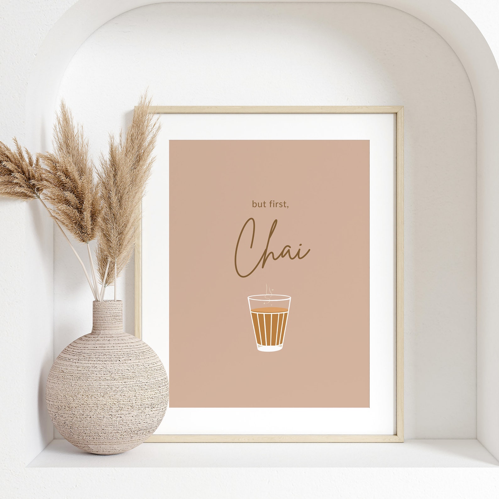 But First Chai Indian Typography Digital Print Desi Art - Etsy