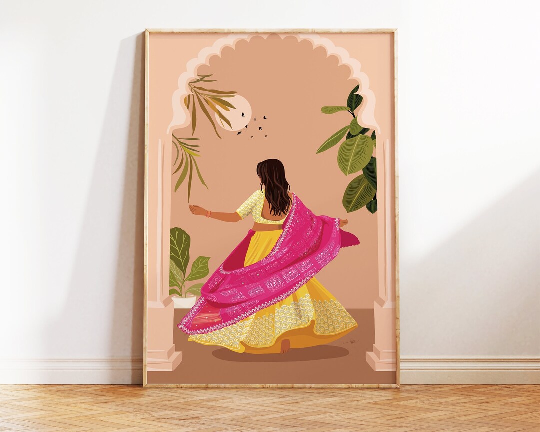 Indian Art Desi Art Indian Wall Art South Asian Art Asian Art South Indian Art Desi Desi 