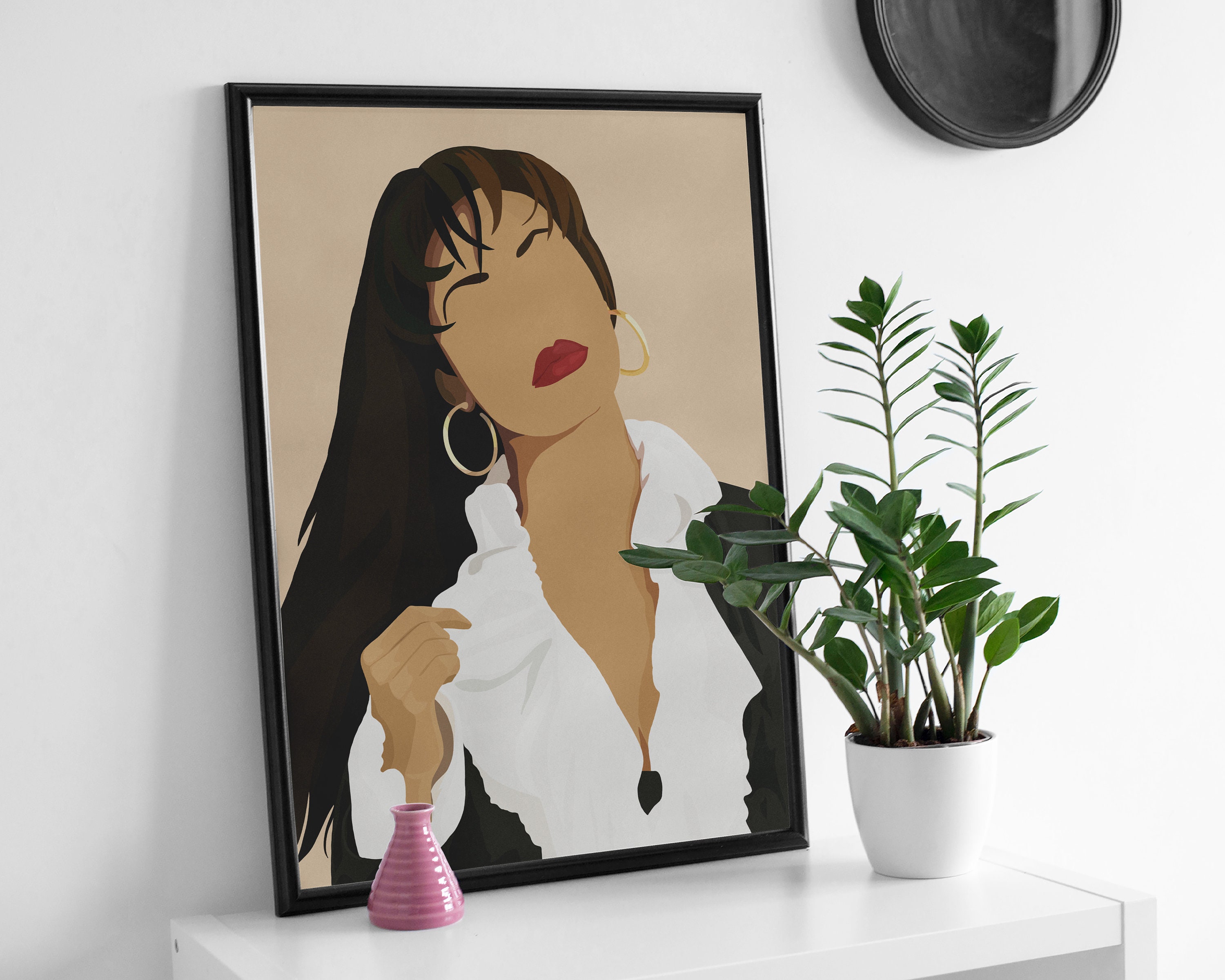 Selena Quintanilla Portrait Hollywood Celebrity Singer | Etsy