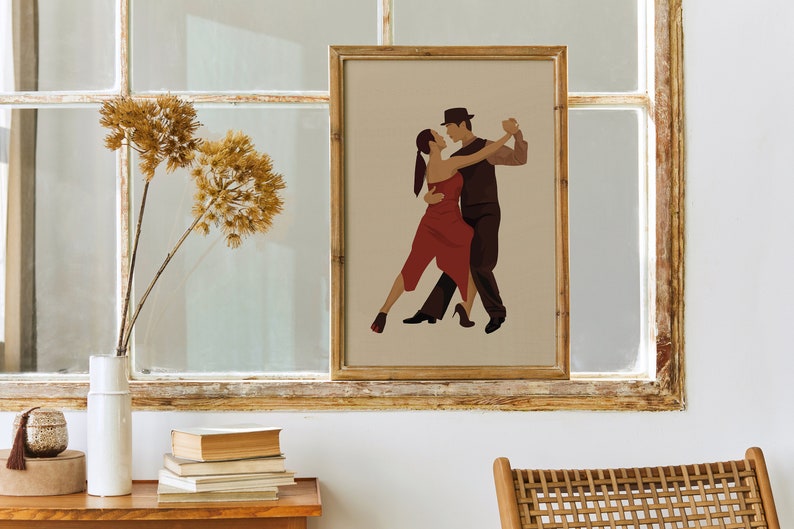 Argentinian Tango, Spicy Tango Print, La Boca Art Print, Buenos Aires ...