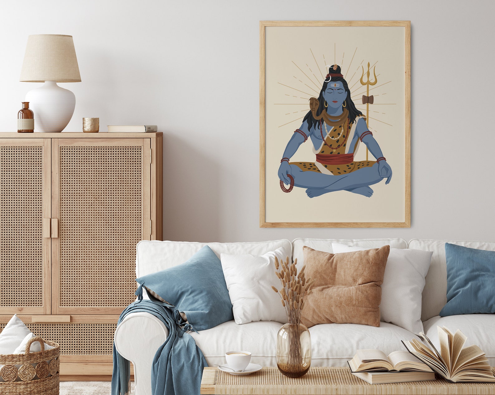 Lord Shiva Art Print Shiva Wall Art Hindu God Art Hindu - Etsy India