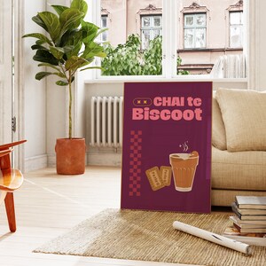 Chai Te Biscoot Art, Chai Art, Tea Art Print, Indian Art, Punjabi Art ...