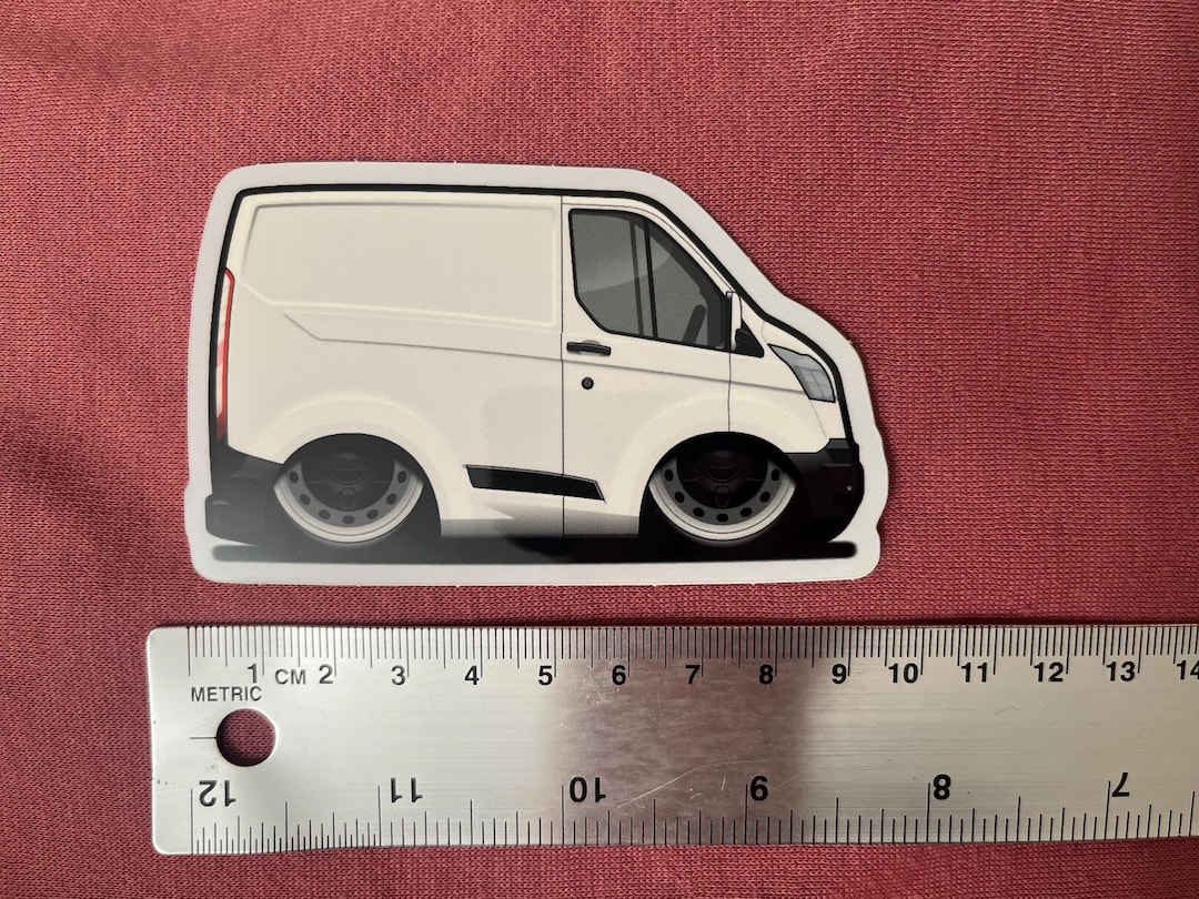Ford Transit Custom Van WHITE Sticker - Etsy