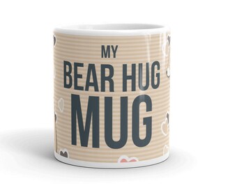 SALE Bear Hug Mug Stylish Ceramic Mug Kitchen Gift I - Etsy