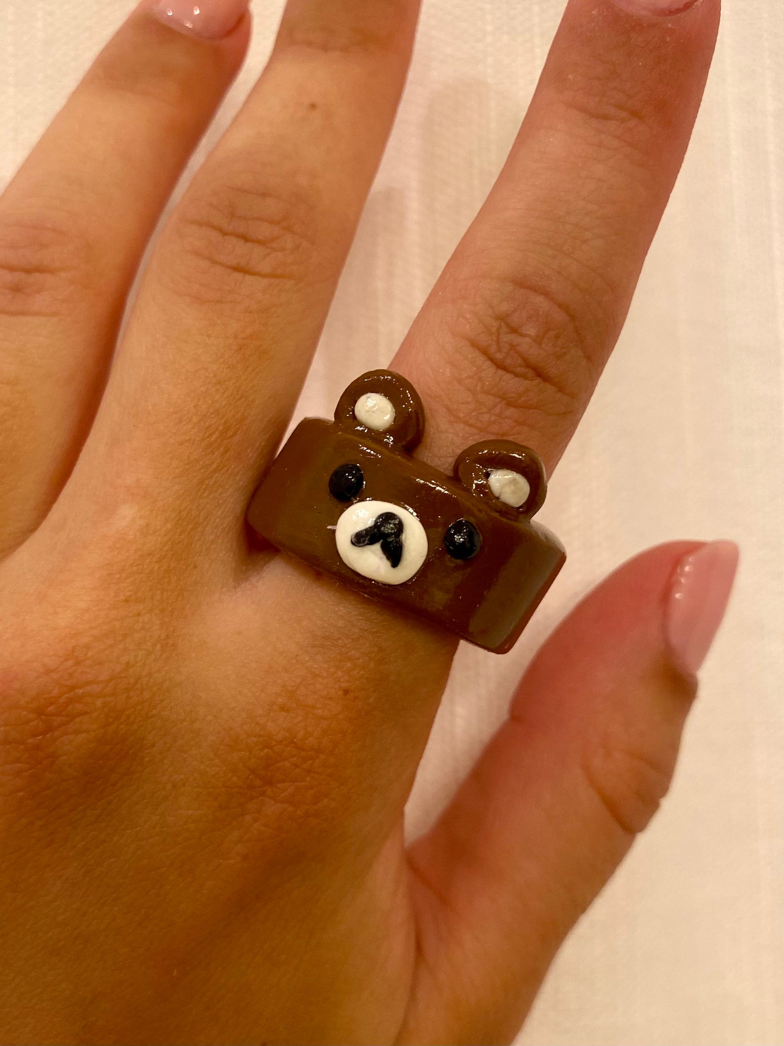 Handmade Cute Animal Clay Rings / Pinterest / Trendy / Sizes | Etsy