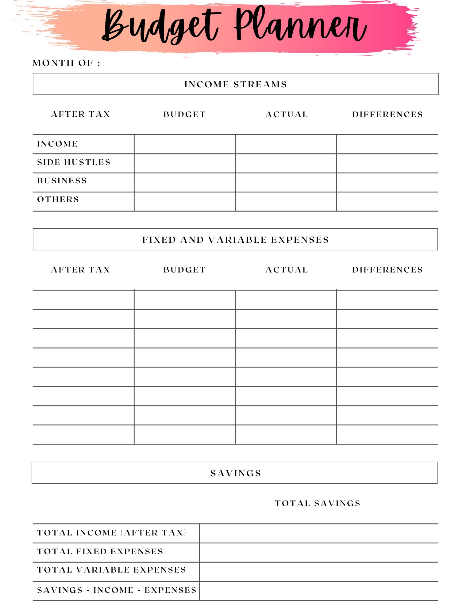 The Budgeting Babe Planner - Dave Ramsay Baby Steps and Budgeting ...
