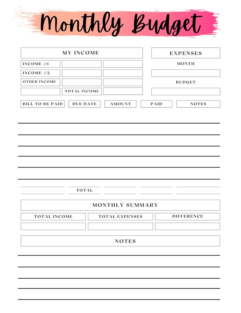 Dave Ramsay Baby Steps and Budgeting - Financial Planner - Etsy