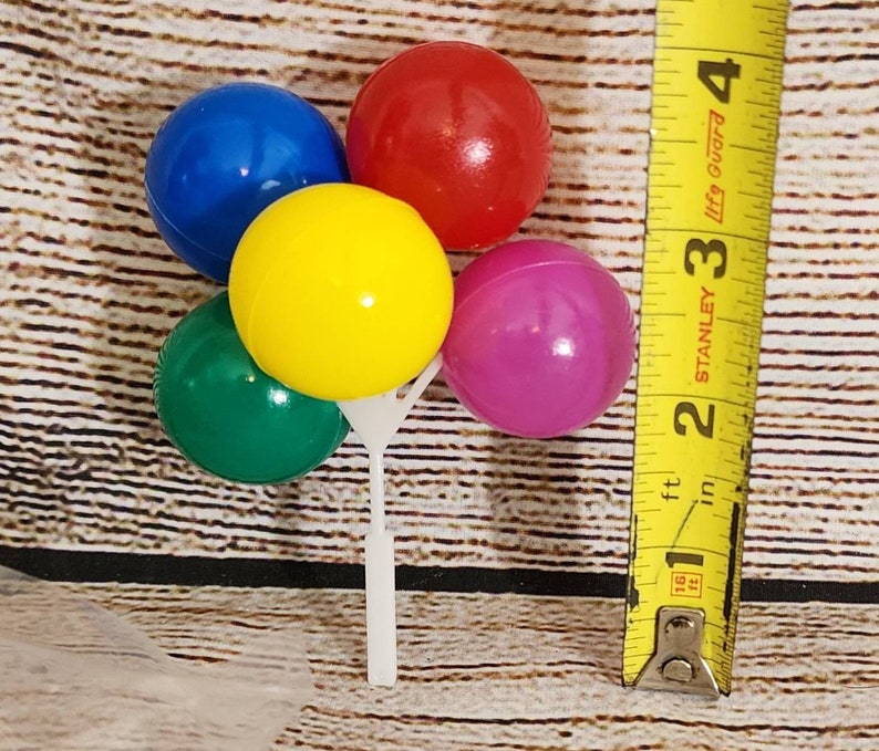 Fake Bake Plastic Balloon Cluster Set of 4 Fake Bake Supplies - Etsy