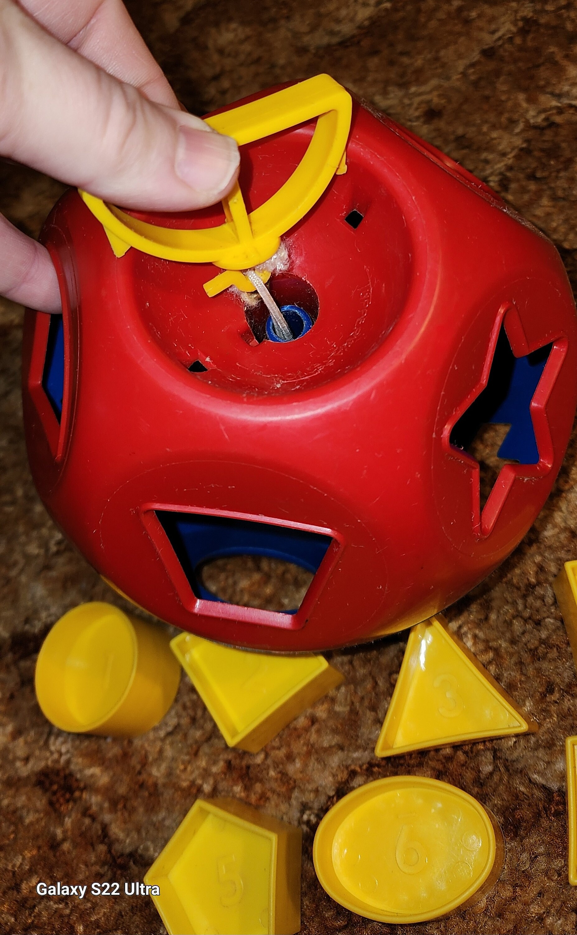 Vintage Tupperware Block Ball Toy Complete Rare Fine Motor Skills Toy ...