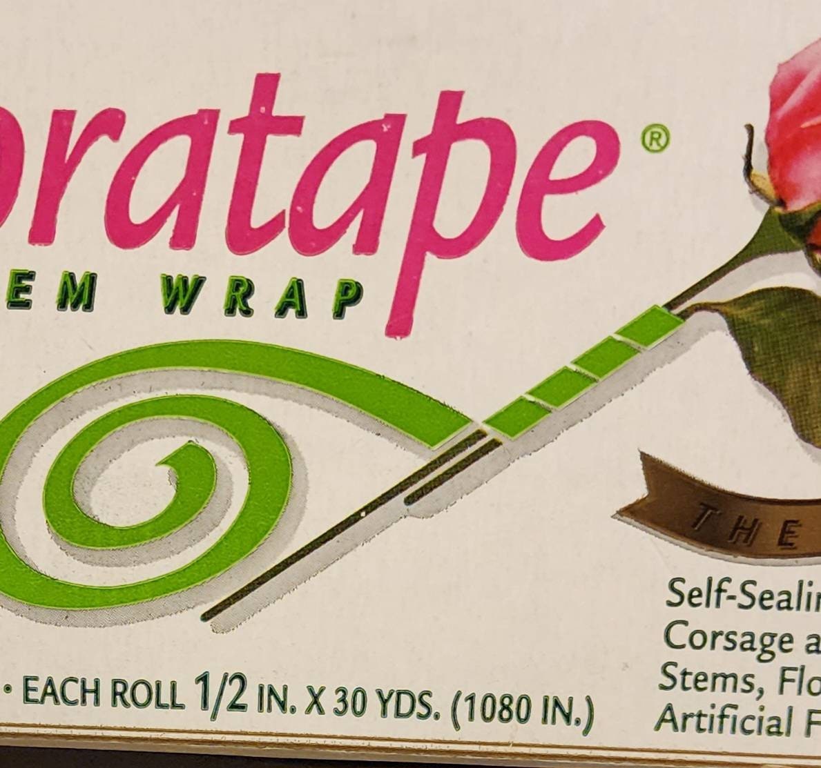 1/2 Oasis Floratape Stem Tape 2 Rolls of Floral - Etsy