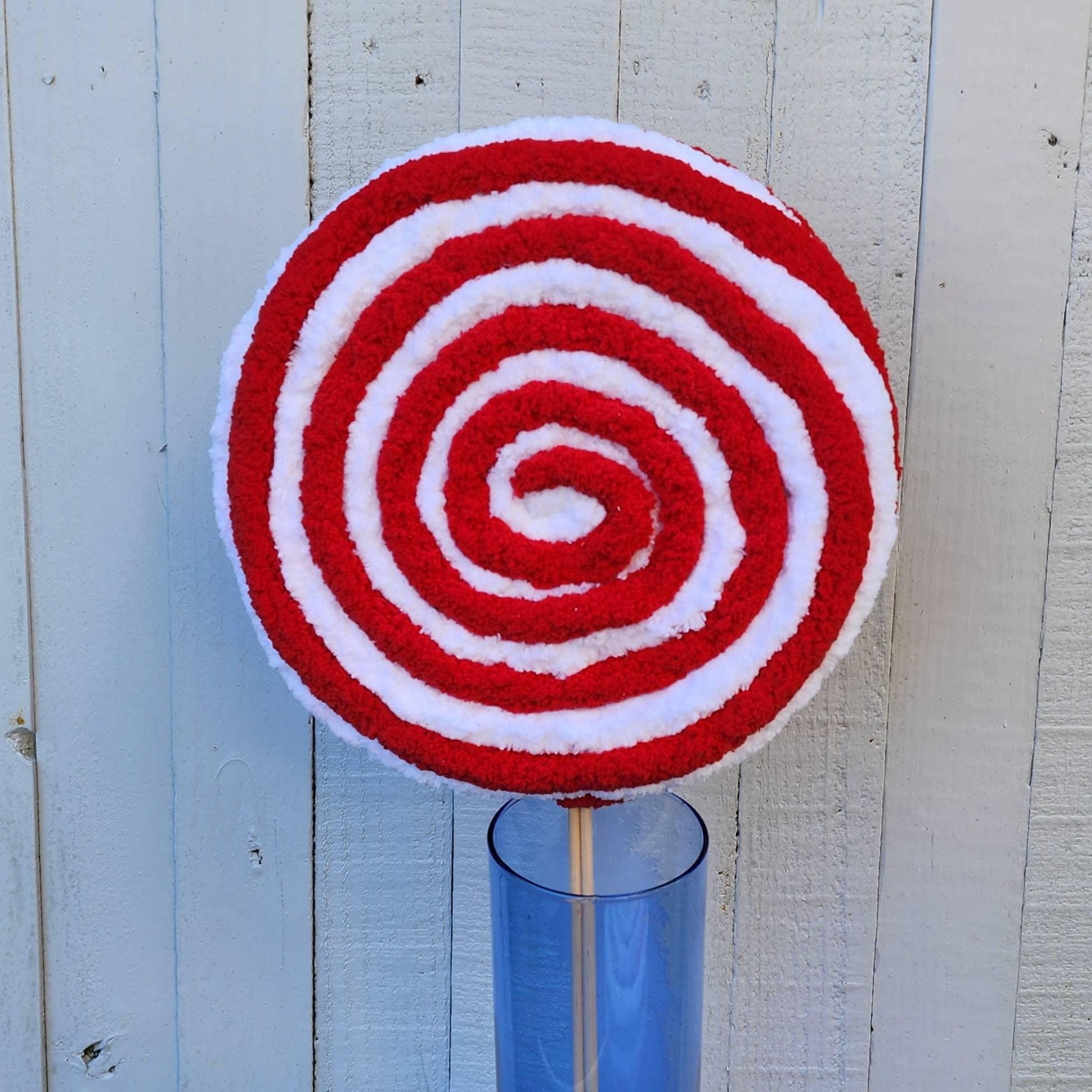 9 Peppermint Yarn Lolipop Styrofoam 2 Sided Yarn Photo - Etsy