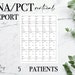 CNA/PCT/AIDE Report Sheet for 5 Patients| Instant Download & Printable ...
