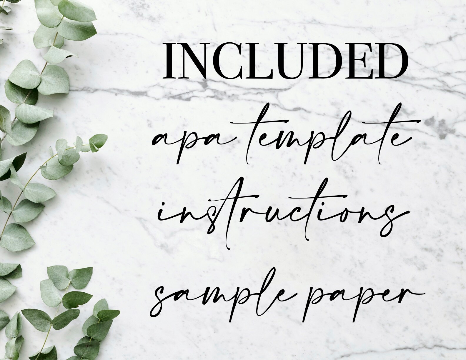 APA Template 7th Edition With Instructions and Sample Paper| Instant ...
