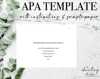 MLA 9th Edition Template and Guide Instant Download - Etsy