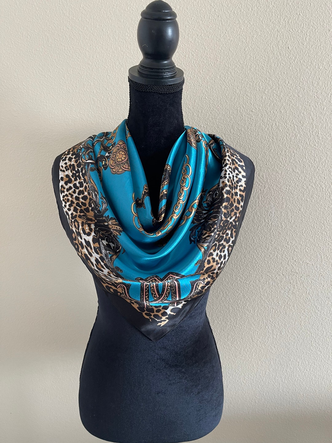 Vintage Scarf - Neck Scarf Women - Head Scarf - Vintage Style 80 -90s ...