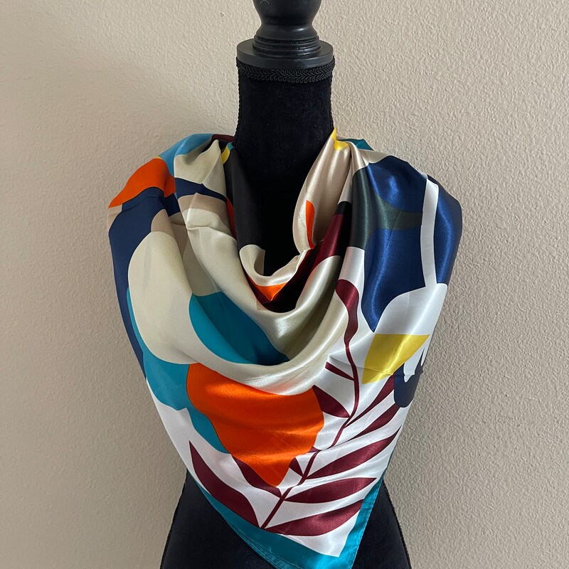 Silk Scarf Vintage - Etsy