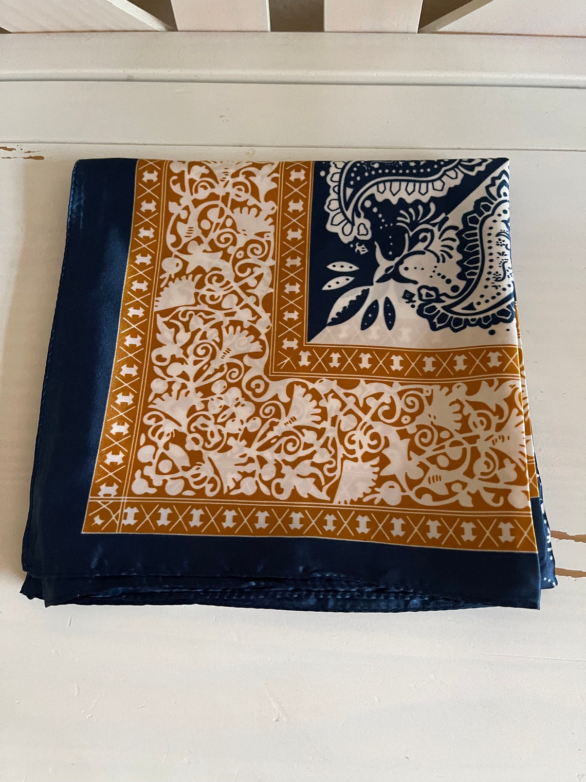 Paisley Scarf - Women Silky Scarf - Bag Scarf - Paisley Silk Scarf ...