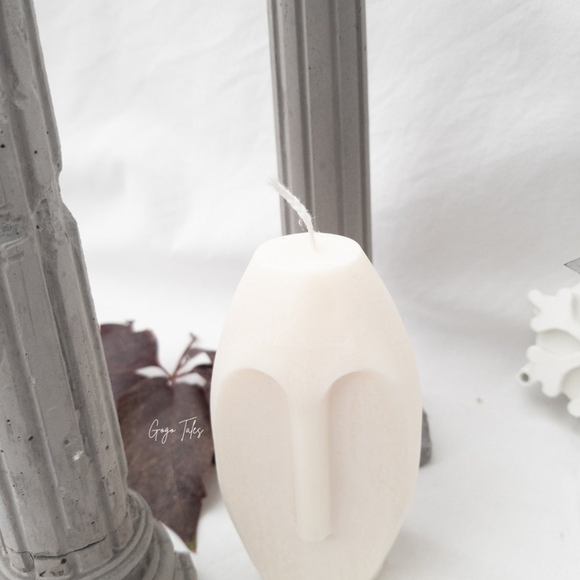 Abstract Face Candle/ Minimalist Candle/unique Candle/gifts - Etsy