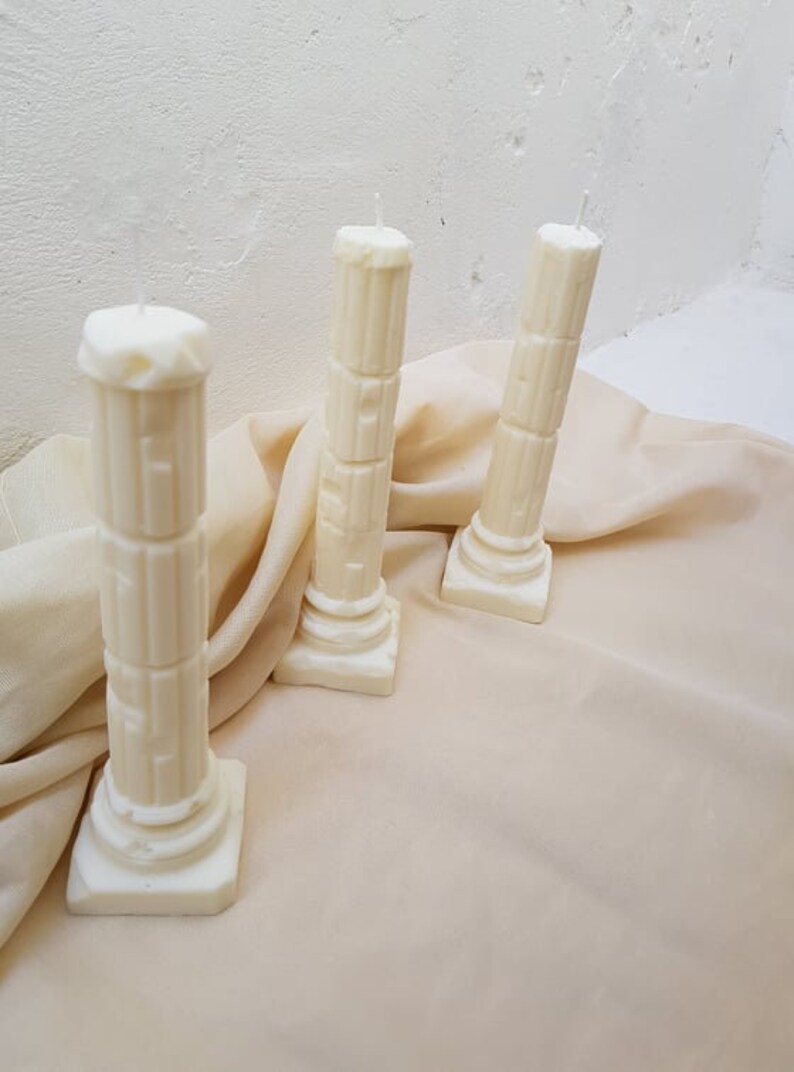 Doric Candle/ Greek Columns/ Ancient Greek Figurine/ Made in Greece ...
