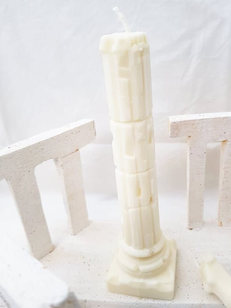 Doric Candle/ Greek Columns/ Ancient Greek Figurine/ Made in Greece ...