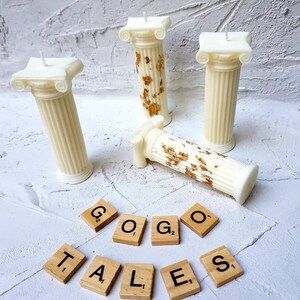 Greek Column Candle/ Greek Candles/made in Greece/mythology / Soy Wax ...