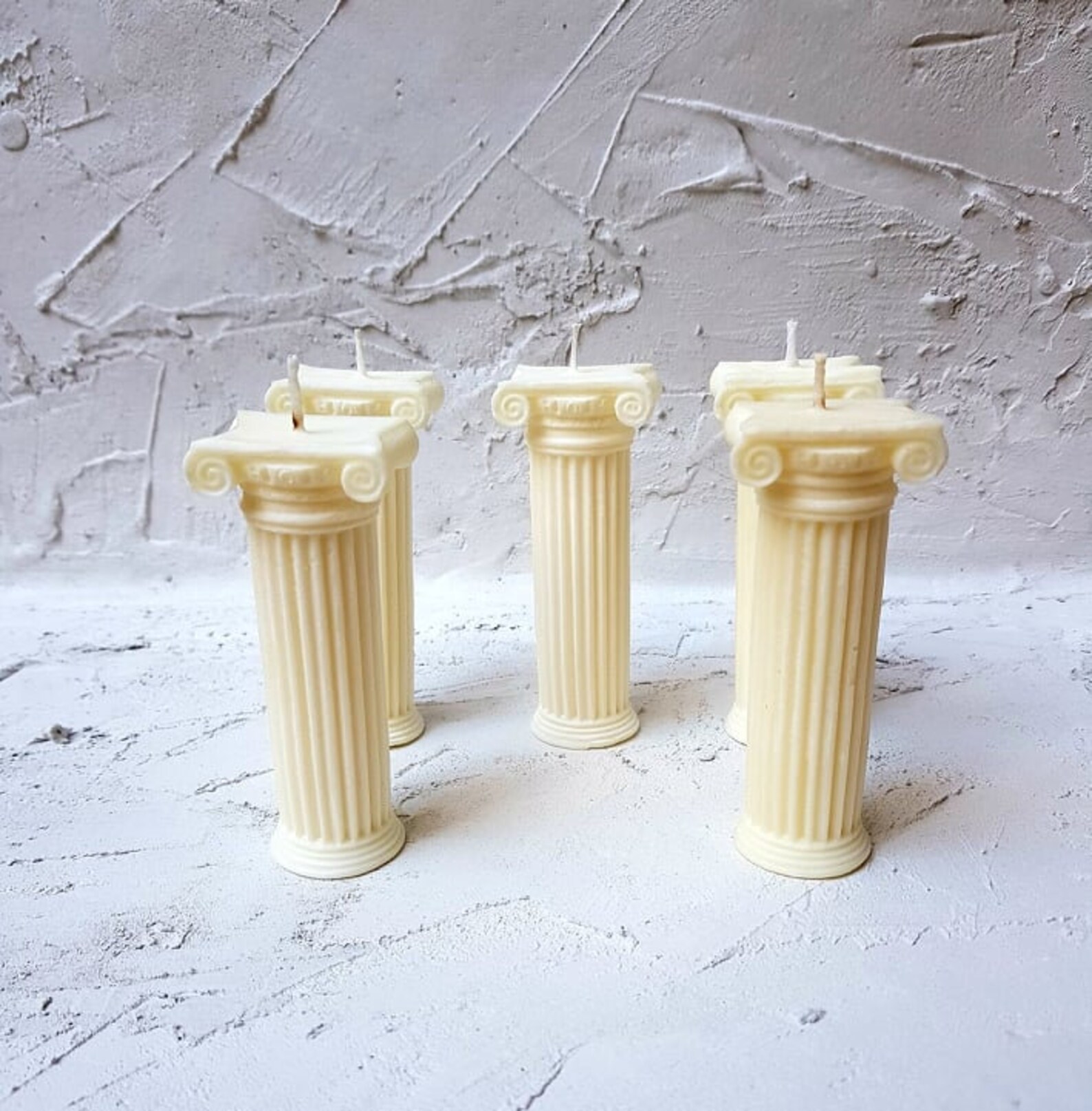 Greek Column Candle/ Greek Candles/made in Greece/mythology / Soy Wax ...