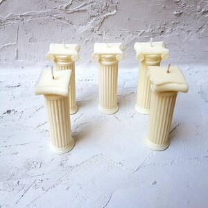 Greek Column Candle/ Greek Candles/made in Greece/mythology / Soy Wax ...
