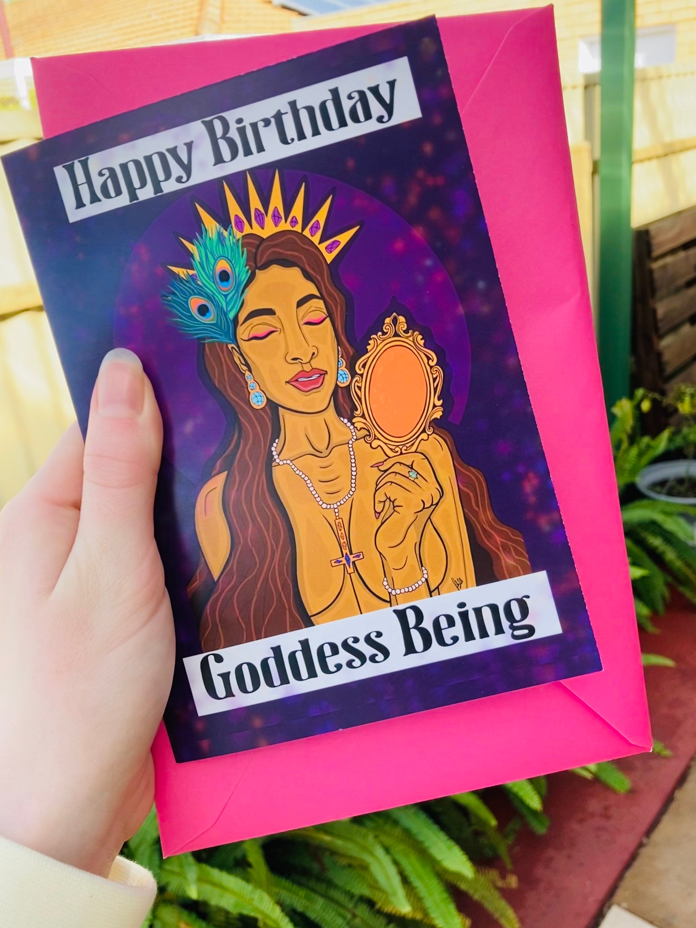 Goddess Birthday Card for Her by Frida Designs - Etsy