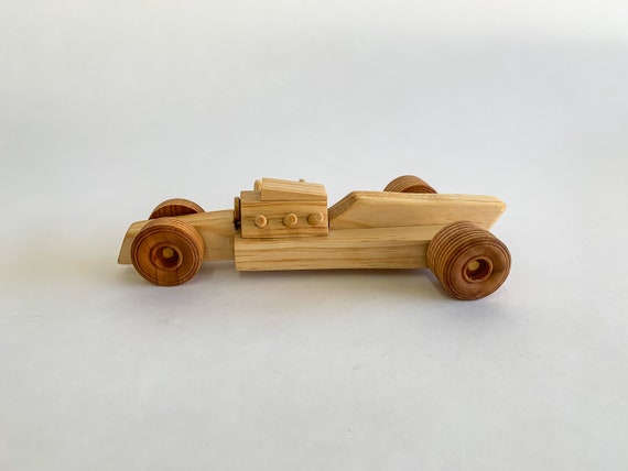 Wooden Dragster Toy Car Wooden Race Car Wood Toy Car Wooden - Etsy
