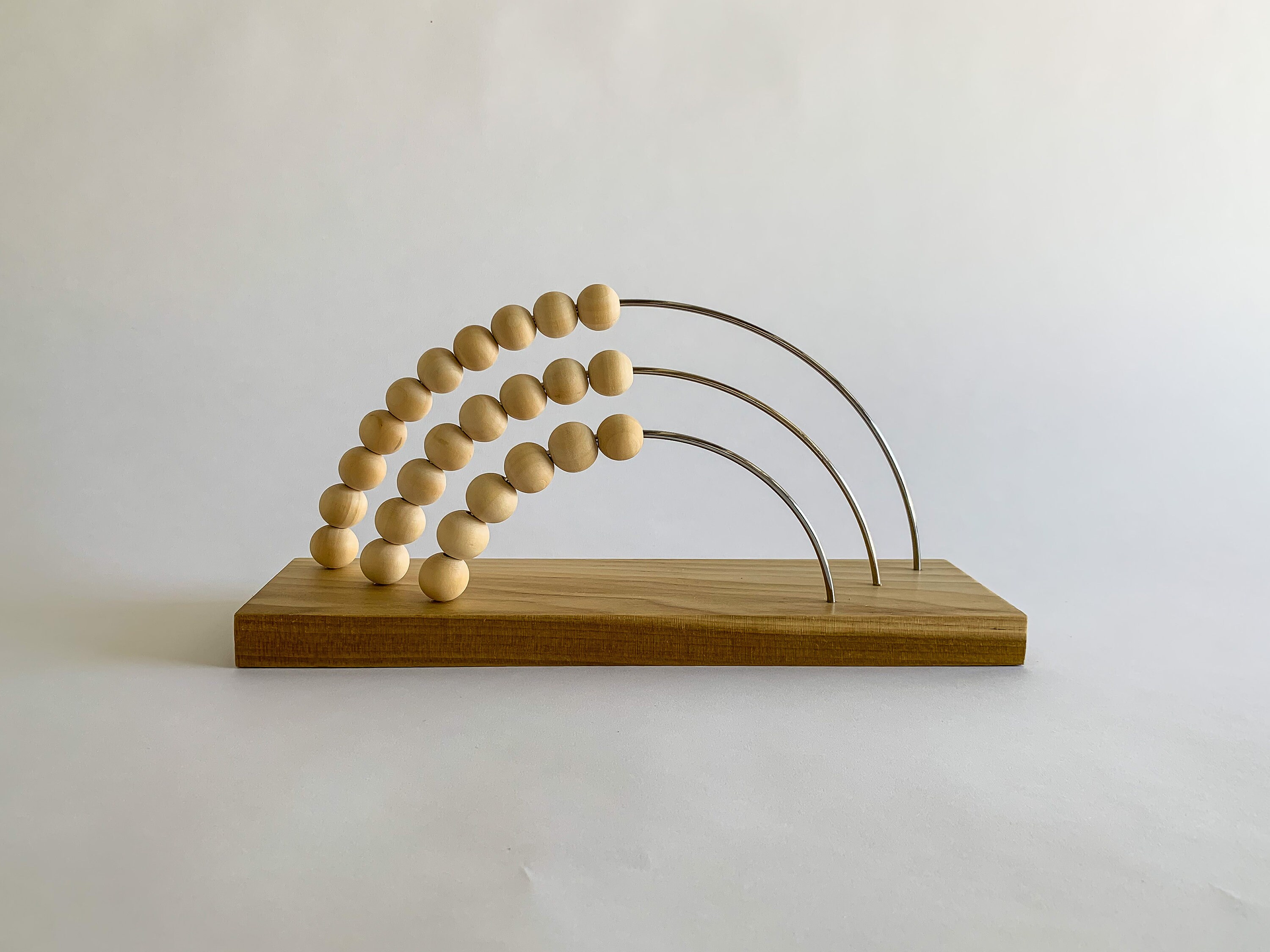 Wood Rainbow Abacus, Rainbow Abacus, Natural Wooden Abacus, Boho ...