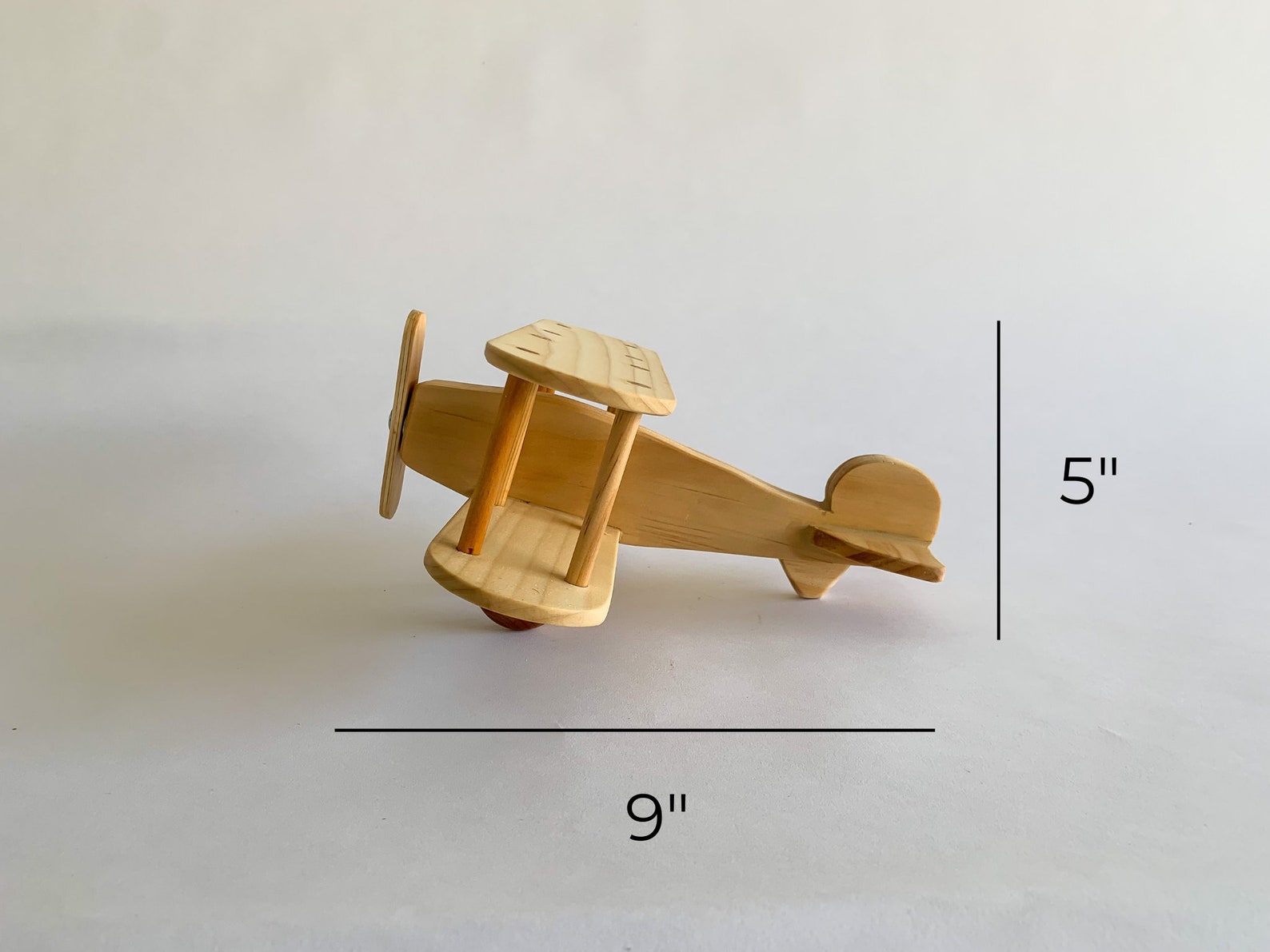 Wooden Bi-plane Wooden Airplane Airplane Nursery Decor - Etsy