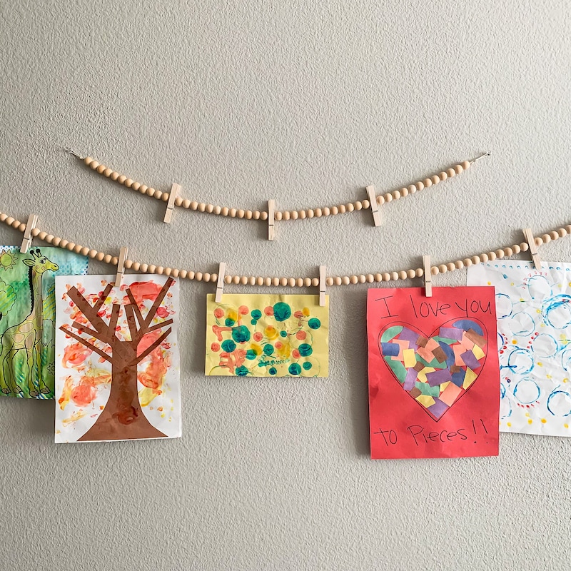 Beaded Wall Art on Wood - Etsy