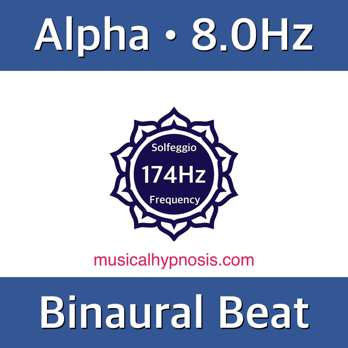 Binaural Beat: Alpha 8Hz 174Hz Solfeggio Healing Frequency | Etsy