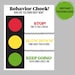 Stop Light Behavior Chart Printable Kids Behavior Chart Behavior Chart ...