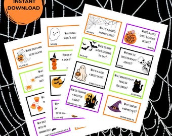 Halloween Jokes for Kids | Printable Halloween Party Icebreakers ...