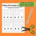 Clothes Pin Pumpkin Counting Preschool Pumpkin Worksheets Teach Numbers ...
