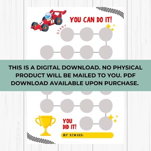 Behavior Reward Chart Potty Chart Kid Chore Chart Behavior Printable ...