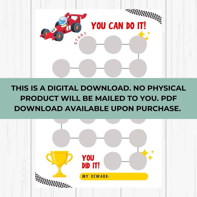 Behavior Reward Chart Potty Chart Kid Chore Chart Behavior Printable ...