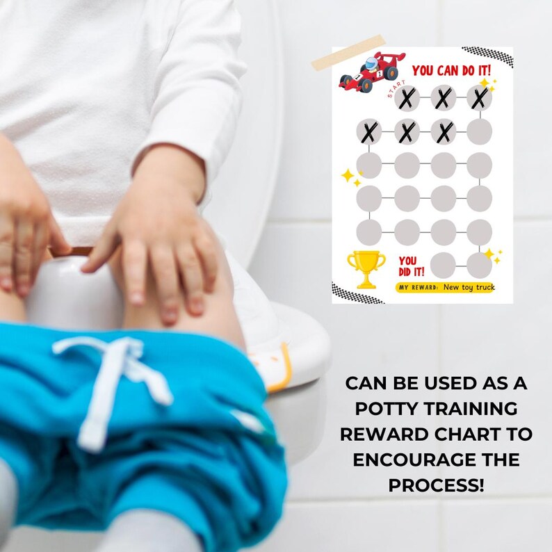 Behavior Reward Chart Potty Chart Kid Chore Chart Behavior Printable ...