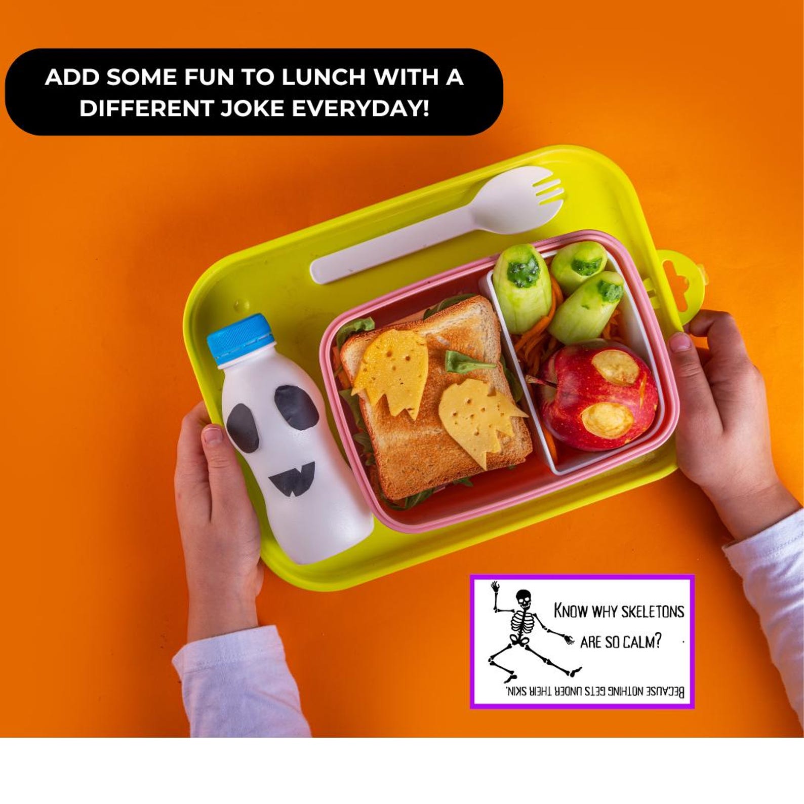Halloween Joke Cards Kid Lunchbox Jokes Halloween Lunchbox Notes for ...