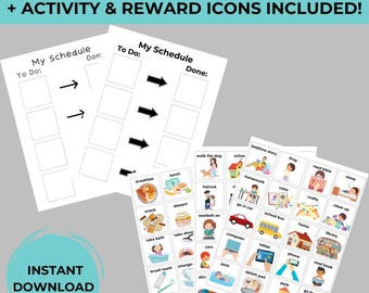 Visual Schedule - ABA, Autism - Etsy UK