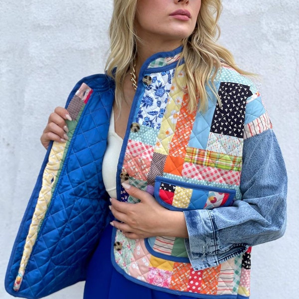 Patchwork Denim - Etsy