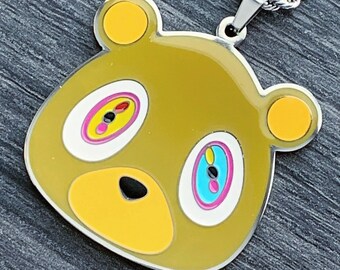 Kanye Graduation Bear Pendant - Etsy