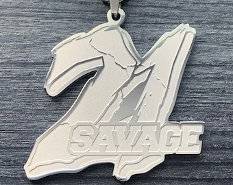 21 Savage Necklace - Etsy