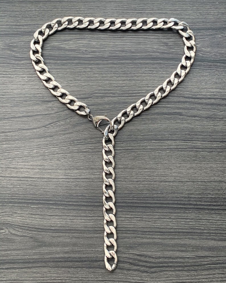 Xxxtentacion Anchor Chain 27 15mm Cuban Link Stainless Etsy