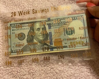 26 Envelope Challenge - Etsy