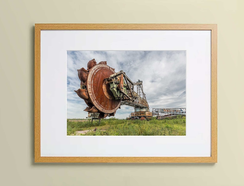 The Blue Wonder, a Giant Bucket-wheel Excavator Abandoned in East ...