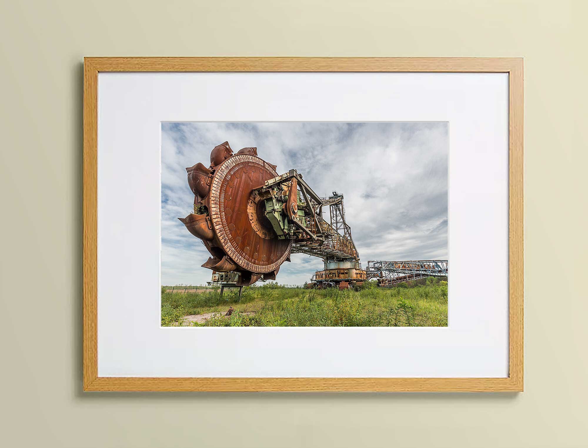 The Blue Wonder, a Giant Bucket-wheel Excavator Abandoned in East ...