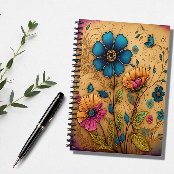 Spiral Journal - Etsy